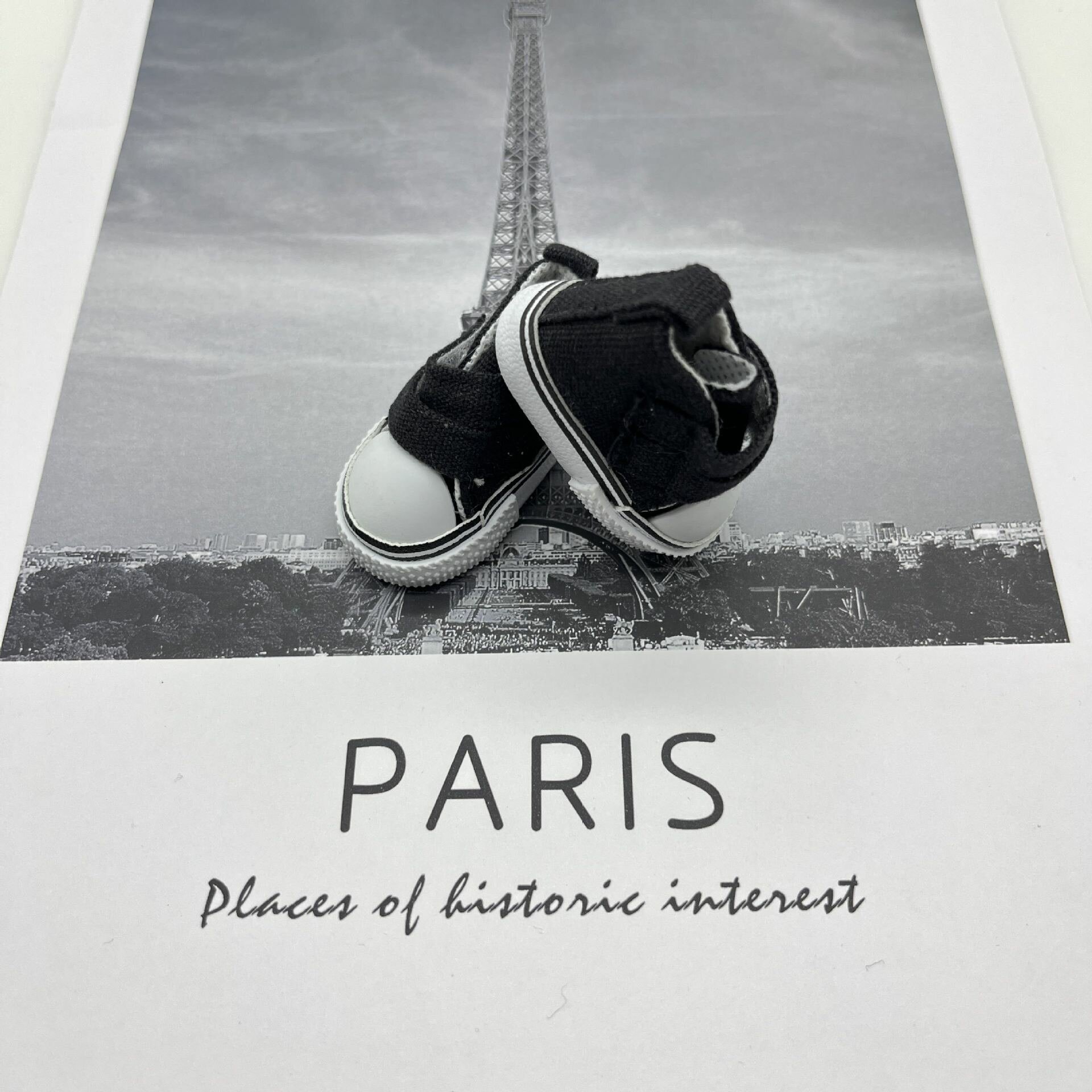 Горячая продажа через границу 20CM 6 очков BJD хлопок кукольные туфли 5CM мини-липучки холст обувь SD палец обувь 5cm