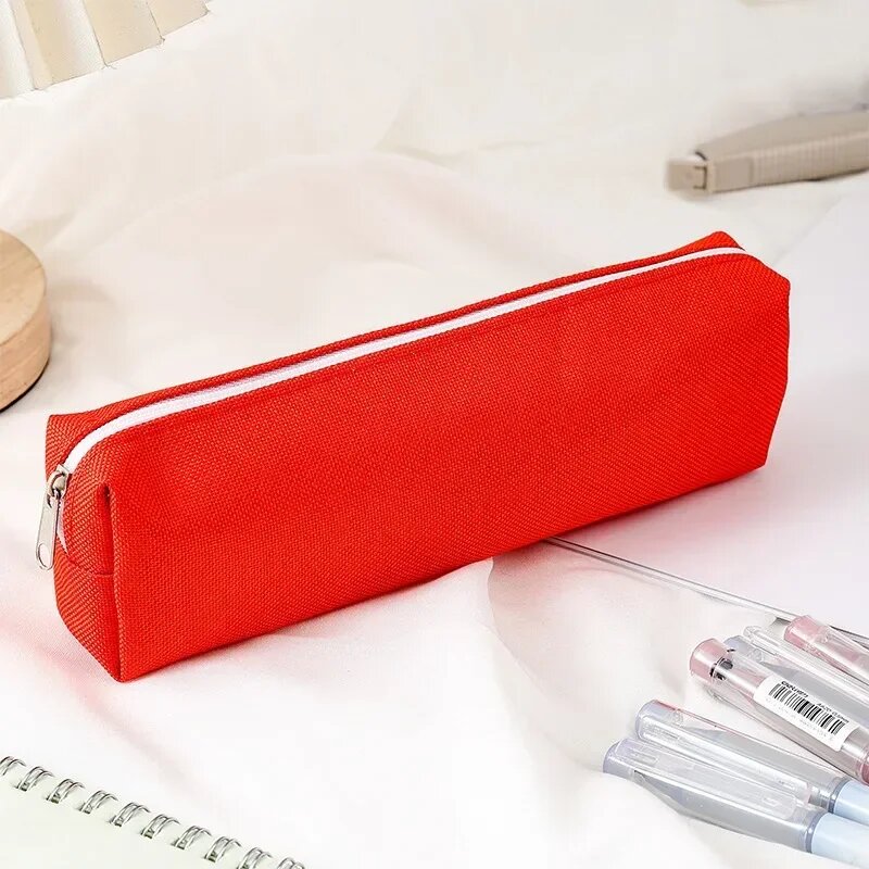 MOONBIFFY тканевый пенал черный Красный, Красный