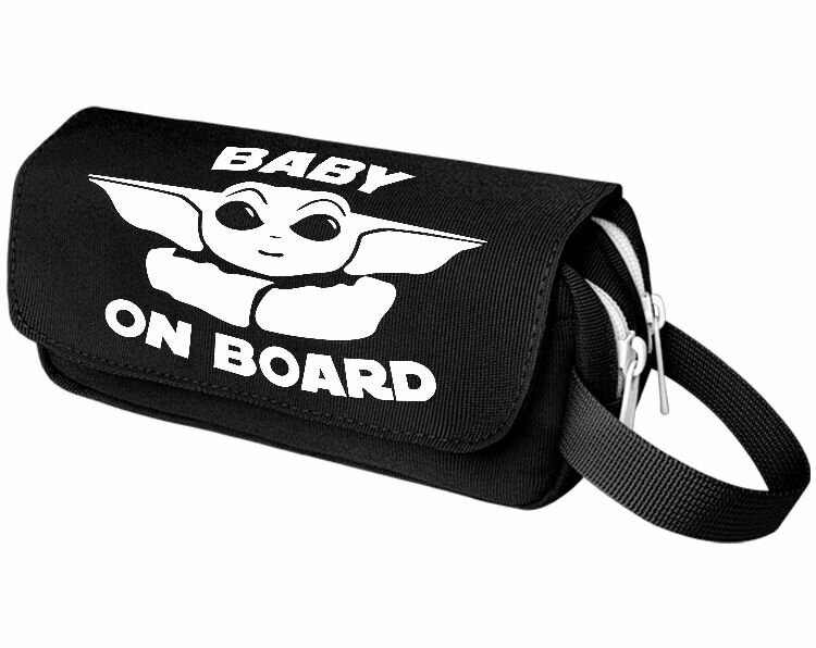 Пенал аниме Star Wars Grogu ( Пенал школьный для девочек и мальчиков ) -KP