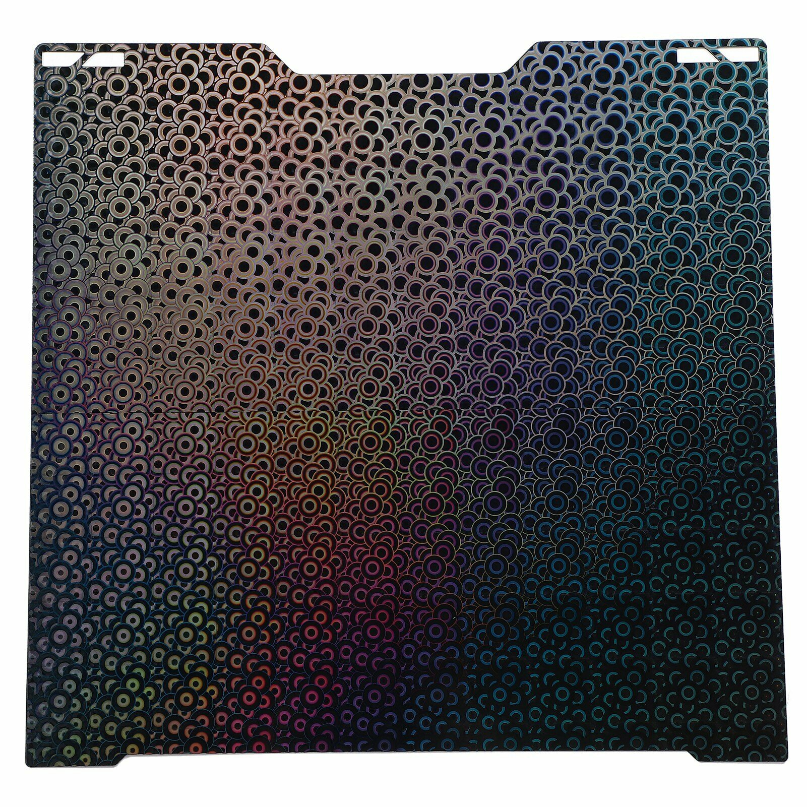 Крышка для печатной платформы 3D-принтера PEK H5H размером 346x355 мм, подходит для платформы Bambu Lab H2D, обладает высокой адгезией и гибким профилем.