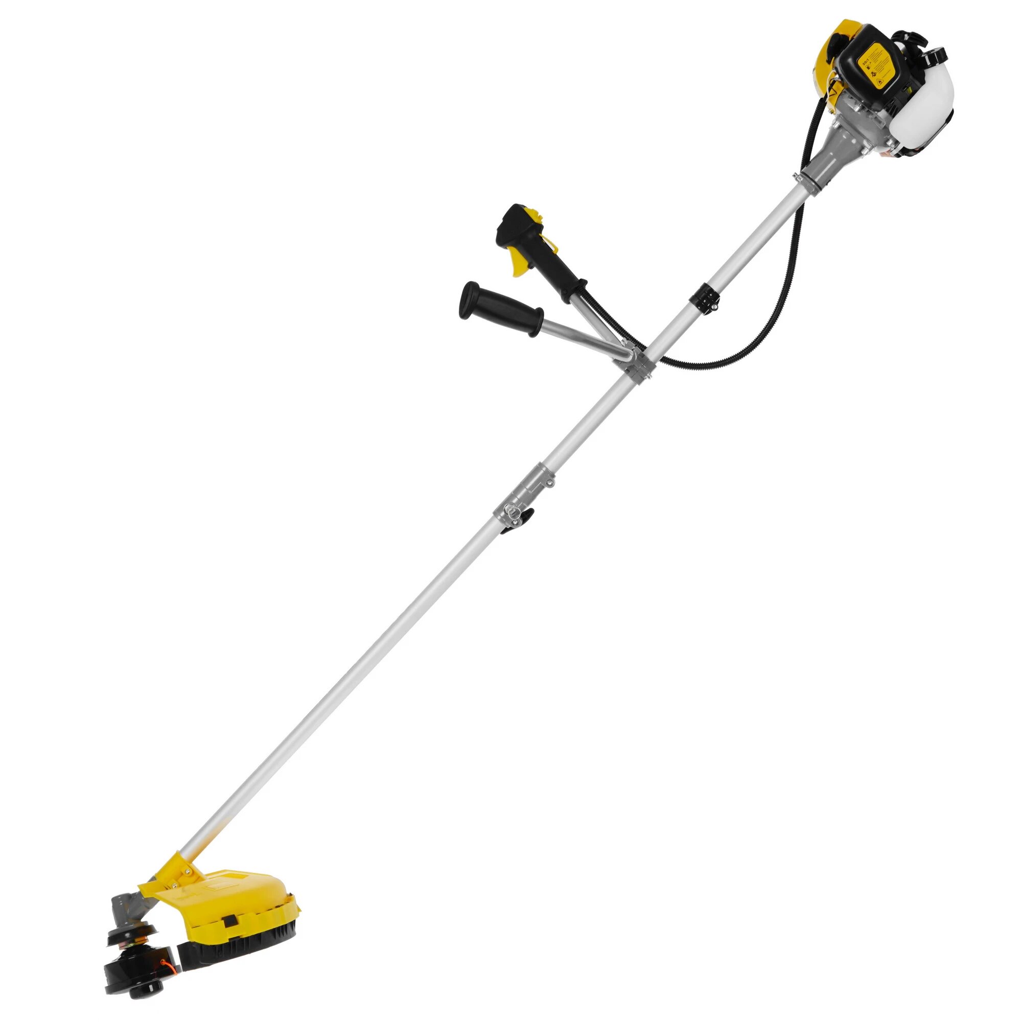 Триммер бензиновый (бензокоса) Champion T256, 0.95 л. с, бак 0.75 л, леска 2.4 мм, ремень для подвешивания, желтый