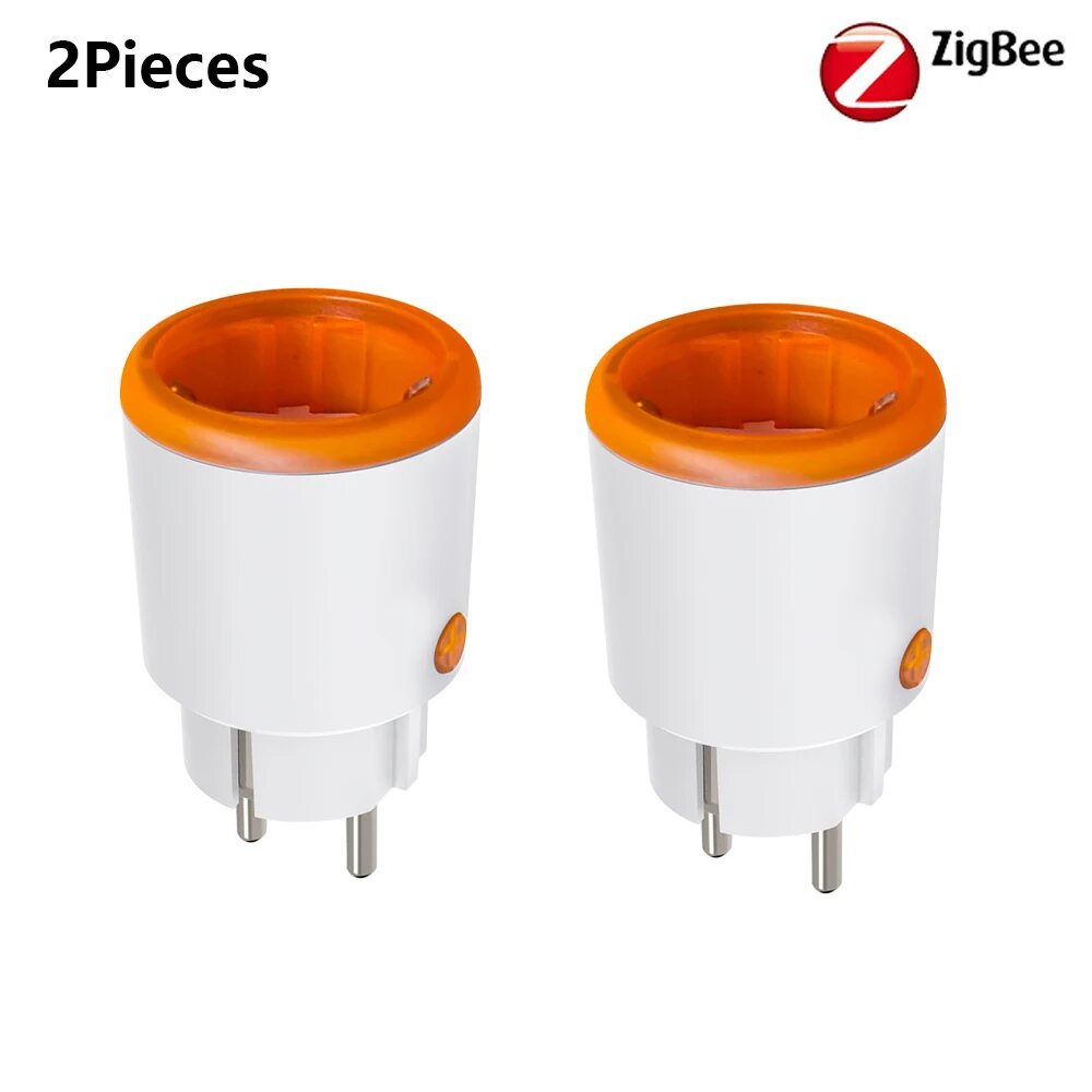GDVONE Умная розетка Tuya Zigbee 3.0 16A 2 Pieces zigbee