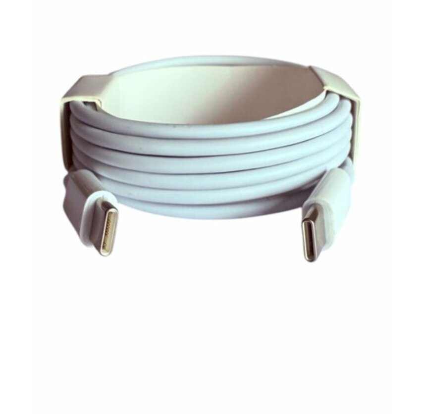 Кабель Gerlax D4TO, Type-C - Type-C 60 Вт, Быстрая зарядка,1метр, Белый.