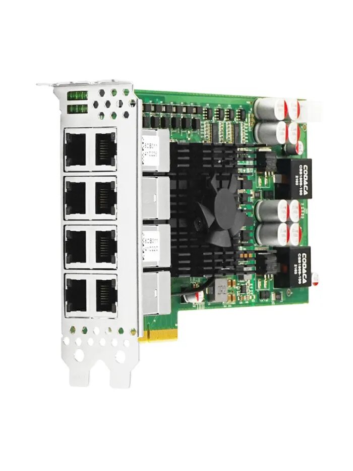 Сетевой адаптер LR-LINK LRES2008PT 8 Port PCI Express x4 8 Port Copper Gigabit Industry Ethernet Adapter — фото 1