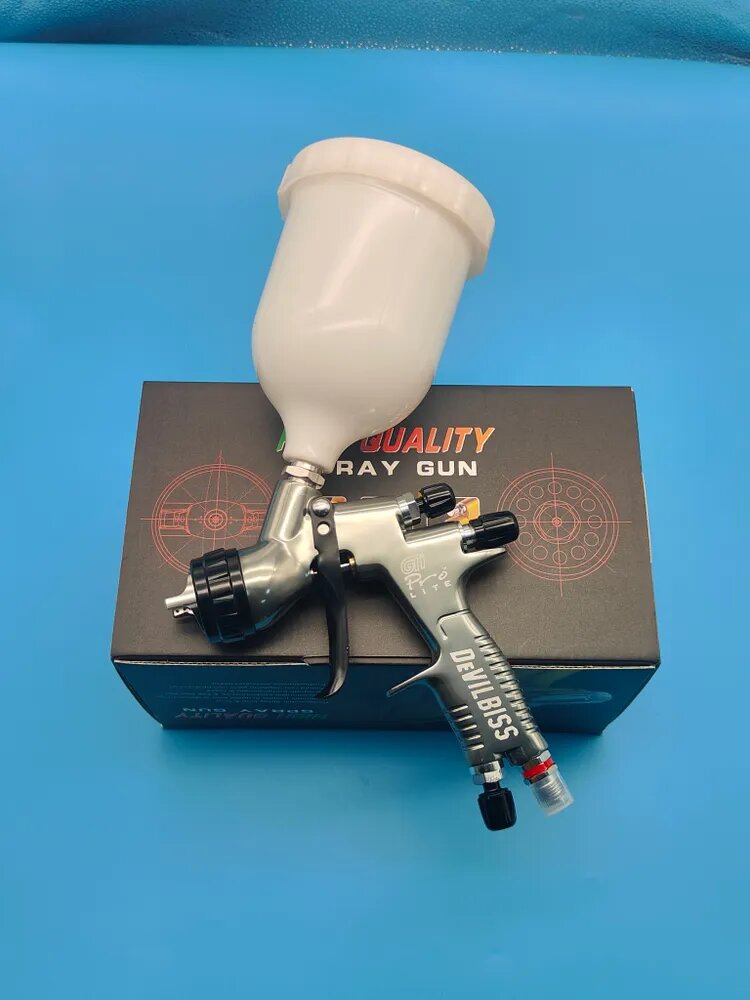 Краскопульт пневматический DEVILBISS GTI PRO LITE TE20 и сопло 1.4 мм