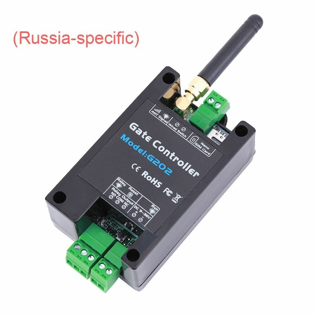 Бестселлер G202 с реле для GSM 2G пульта, открывания ворот и дверей, бесплатным вызовом на Dinрейку