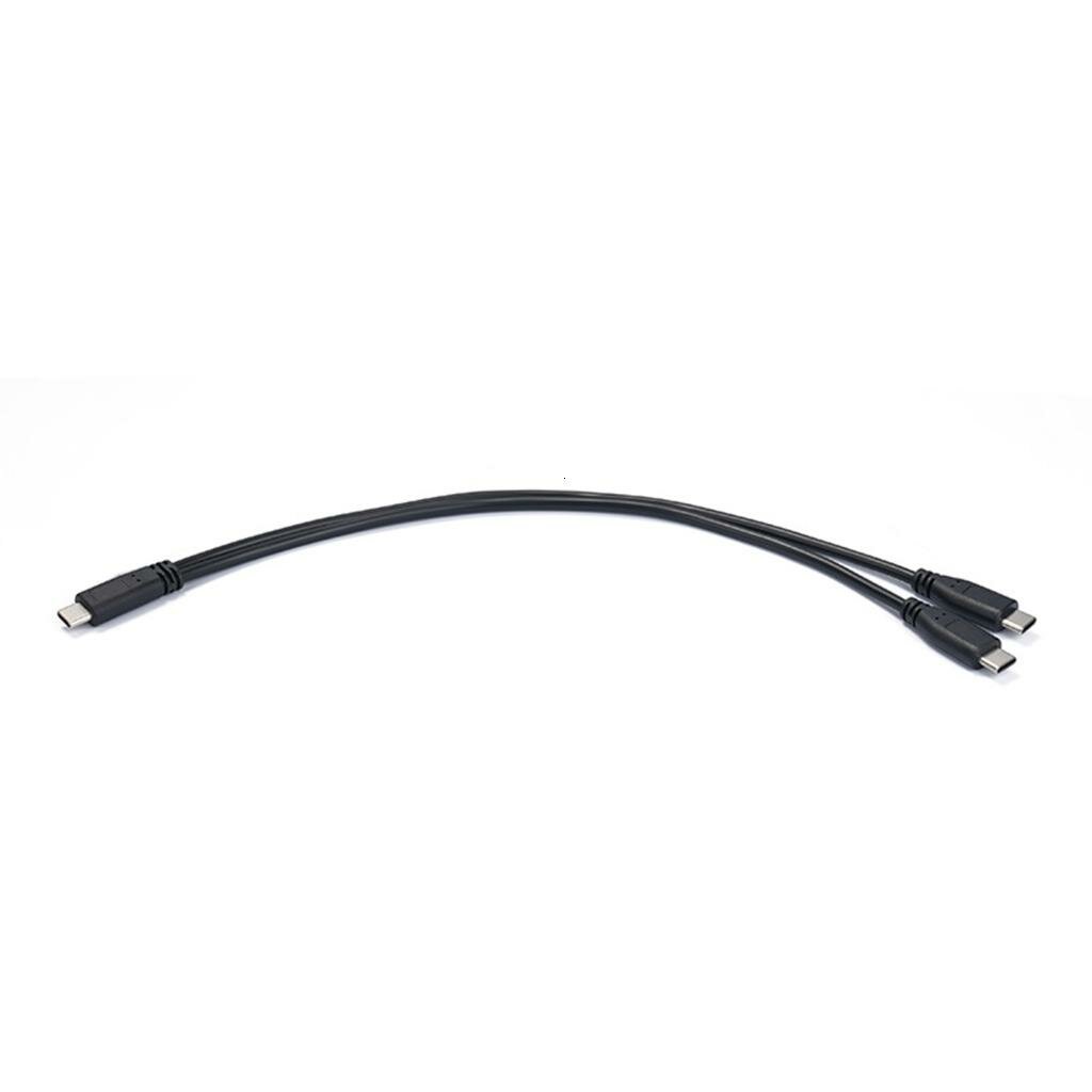 USB-C раздвоенный кабель 30см