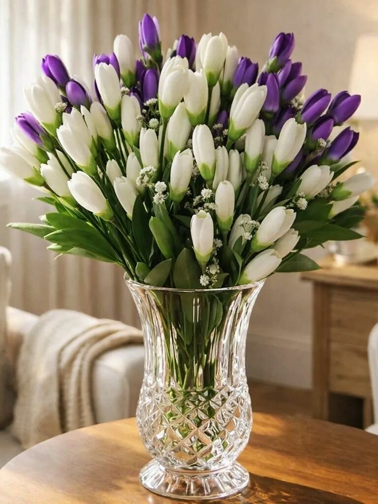 Букет искусственных цветов Крокусы