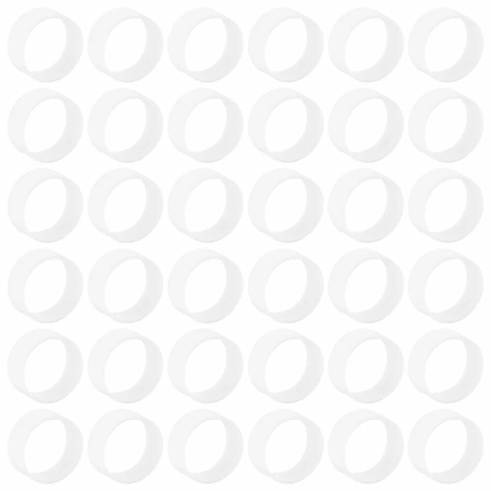 Стягивающие кольца из силикона для систематизации проводов, набор из 500 элементов