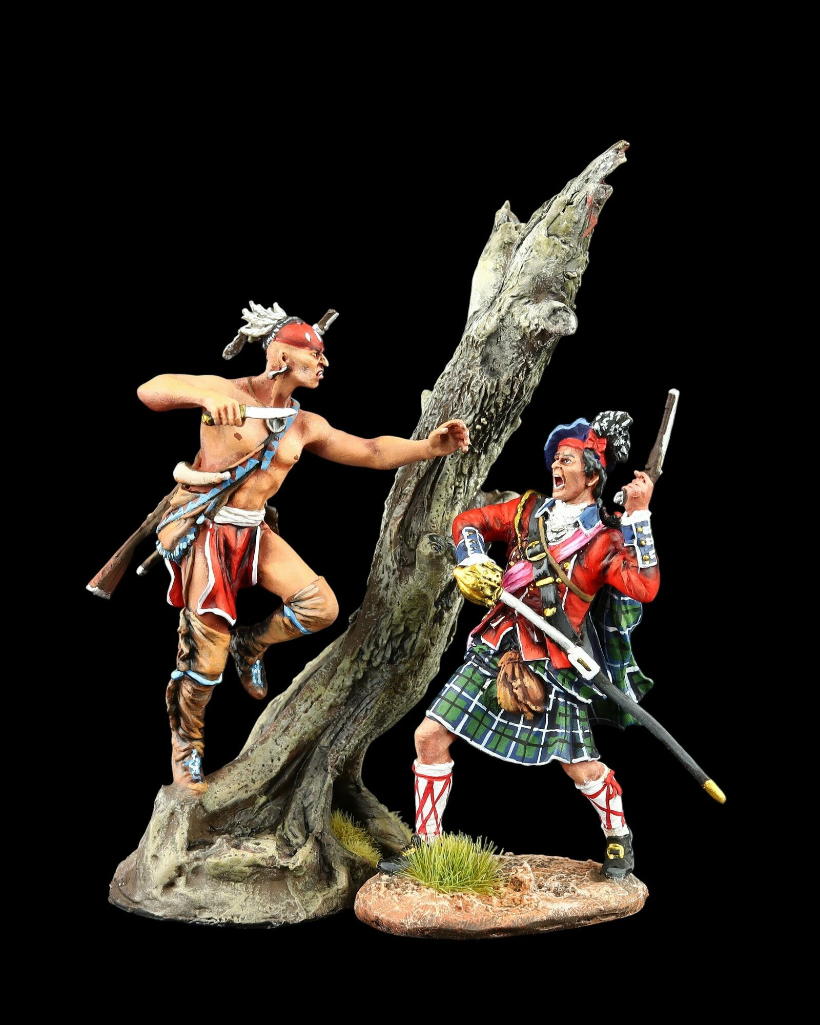 Оловянный солдатик SDS: Битва при Буши-Ран, Восстание Понтиака, 1763 г.