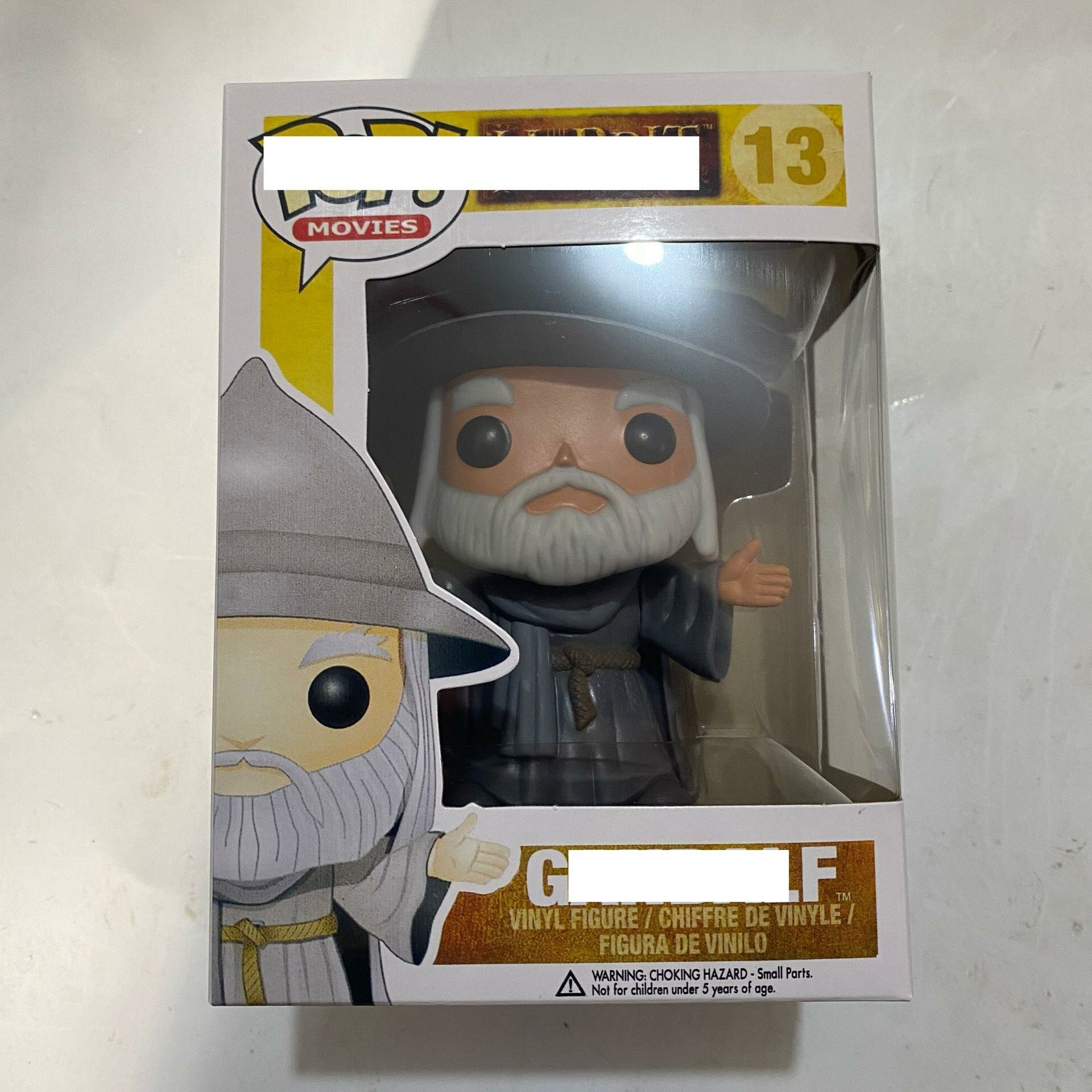 Мерч из фильма "Властелин колец" Ручная фигурка Модель Волшебный кольцо Хоббит Гэндальф 13 45 12