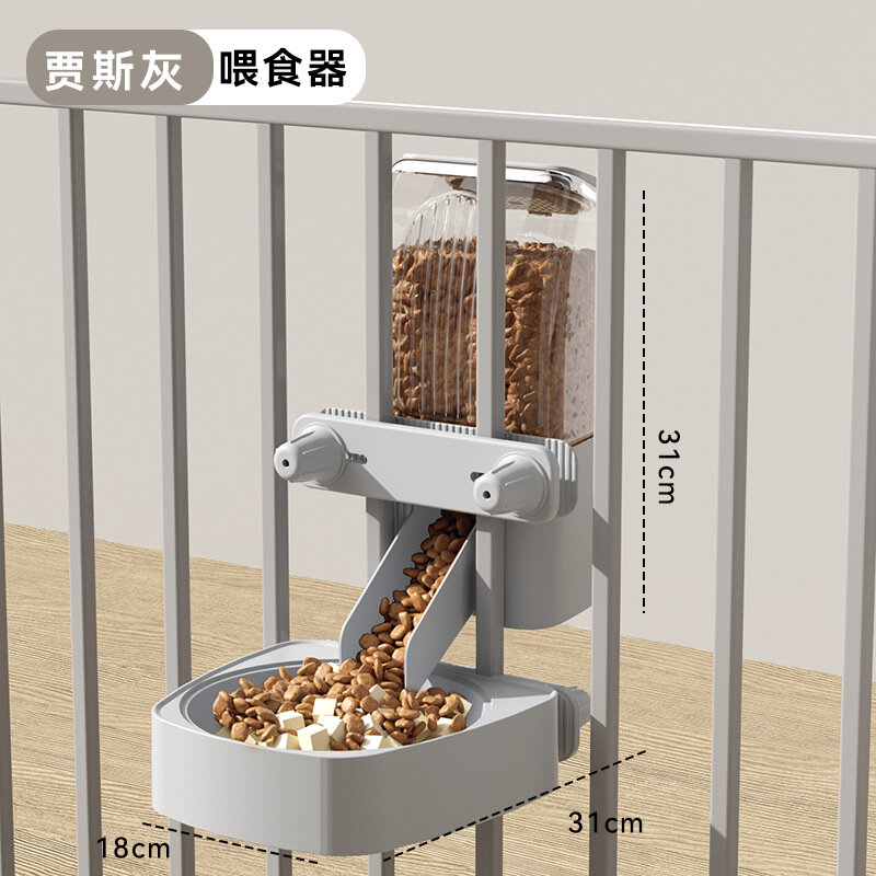 Подвесная клетка для маленьких собак, подвесной диспенсер для воды, подвесная кормушка, двойное использование, миска для кошек и собак, миска для кошек, зоотовары