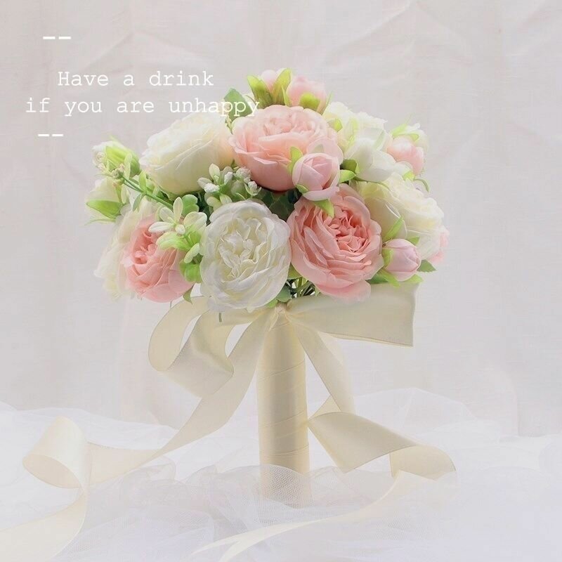 Свадебный букет в корейском стиле, свадебные реквизиты в лесном стиле, свадебный букет