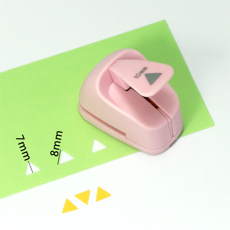 Круглый геометрический дырокол, квадратный дырокол, треугольный инструмент для тиснения, ручная работа, DIY журнал