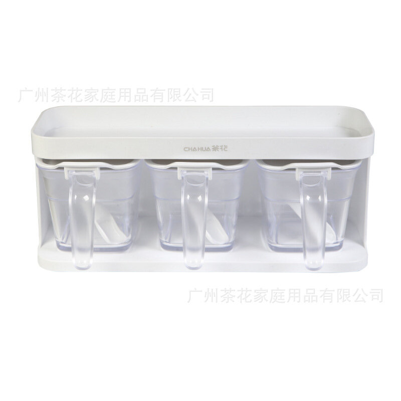 Коробка для специй Camellia Rui Grid Press-Type, пластиковая прозрачная кухонная коробка для специй 007001