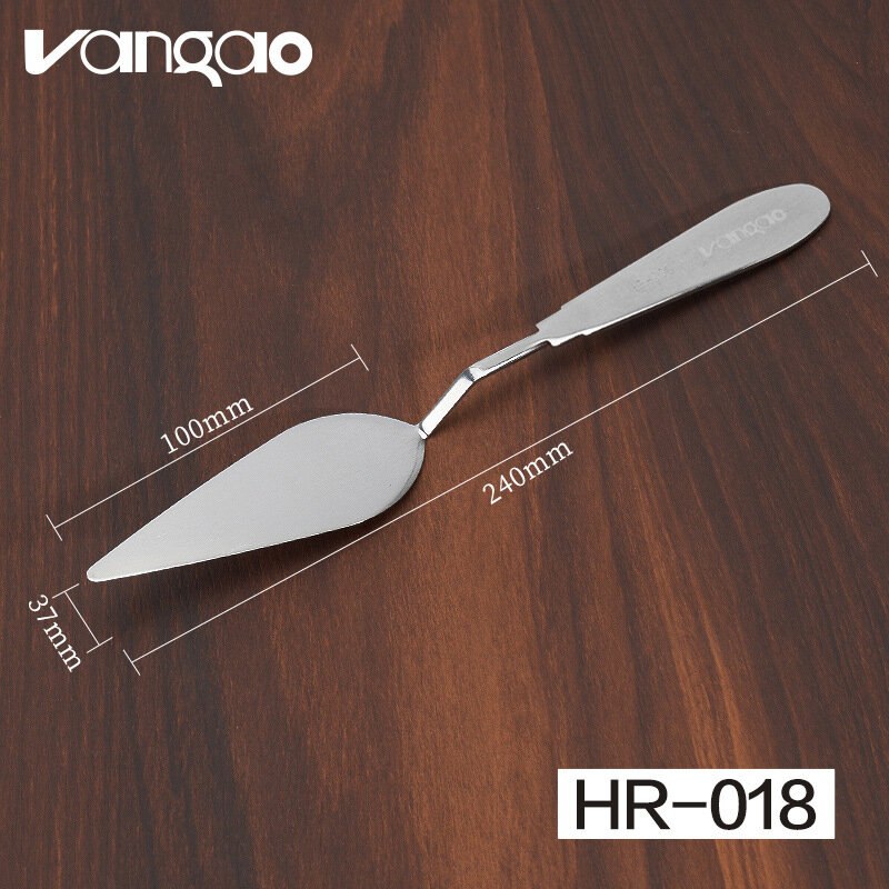 Интегрированный мартенситный цельнометаллический скребок для масляной живописи, смешивания акриловых красок, текстурной живописи, 20 стилей на выбор, материалы для живописи Ван Гога