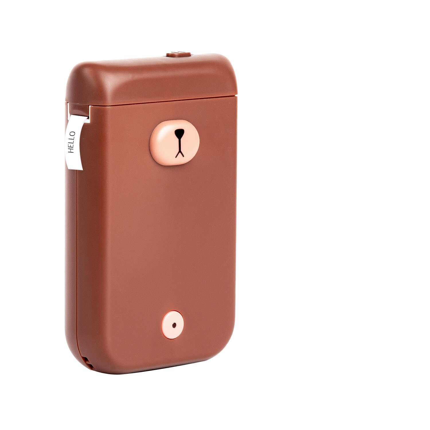 AIMO D30S Машинка для печати этикеток Мини карманный термопринтер Все в одном BT Подключение Умное распознавание Клеевые теги Совместим с iOS Android Белый Розовый Коричневый Размер 133x81x30mm 1000mAh 203dpi 6/12/14/15mm 12mm