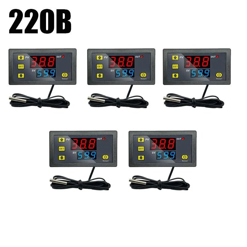 Meteai Терморегулятор/термостат до 1500Вт Для газового котла, Для инфракрасного отопления, черный