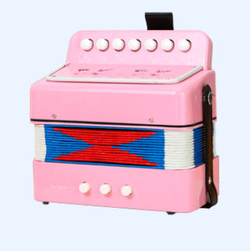 Аккордеон Source Factory 7-клавишный 2-басовый для детей, начинающих, мини-аккордеон, подарок, кросс-бордер