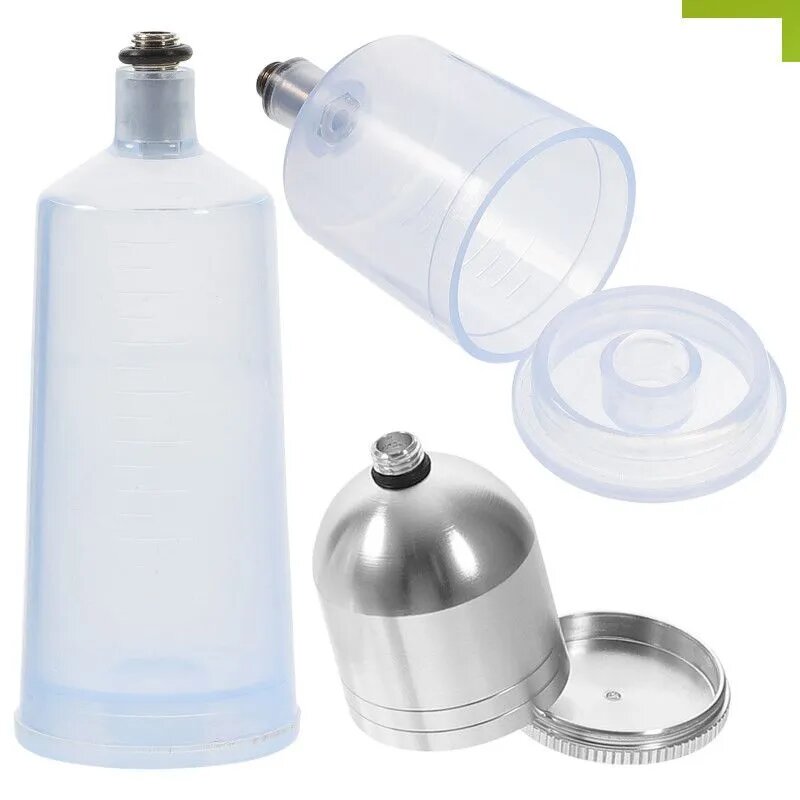 3 шт. Металлический контейнер для краски для аэрографа, сменный горшок, бутылки для хранения, дозирование