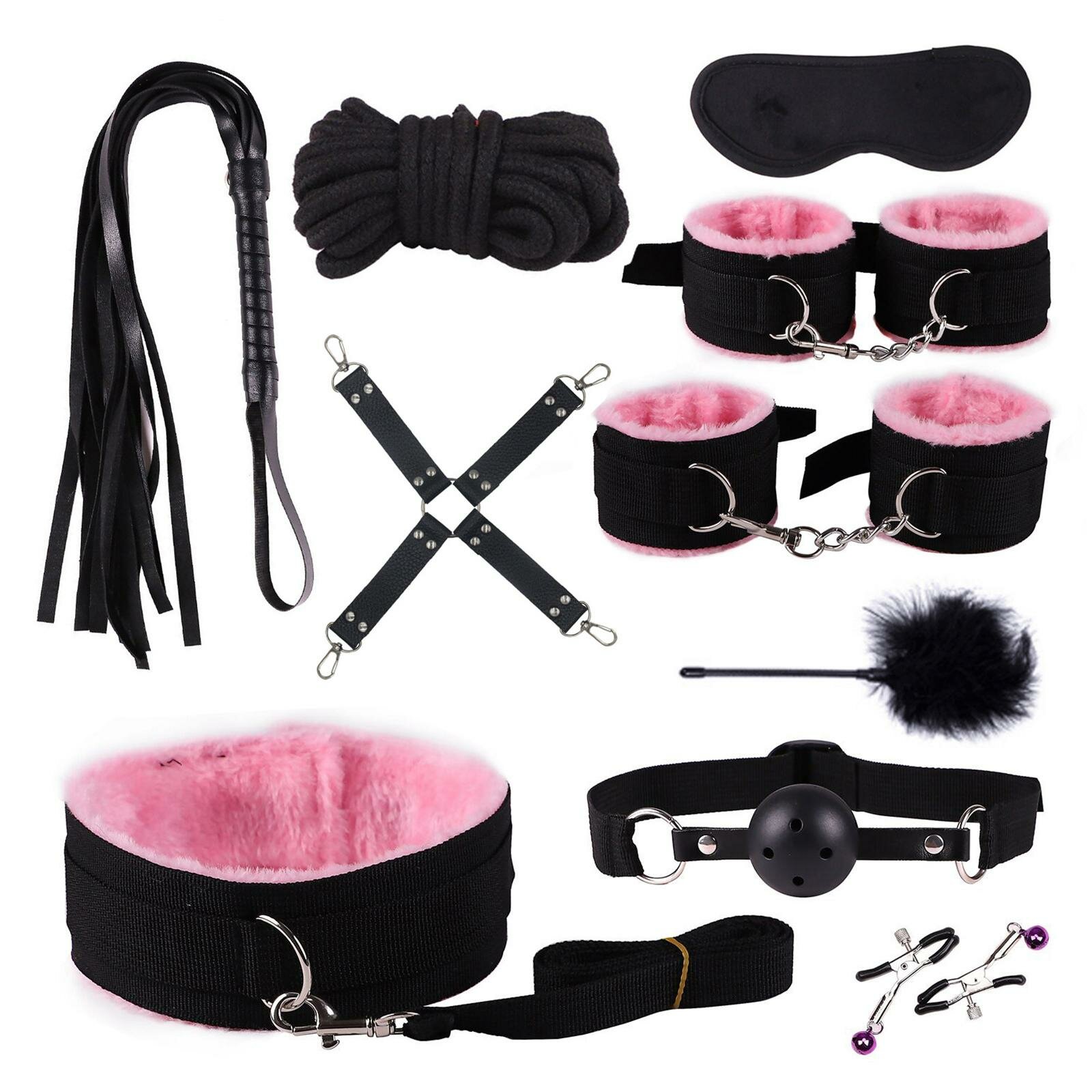 Набор игрушек БДСМ для пар, Розовый