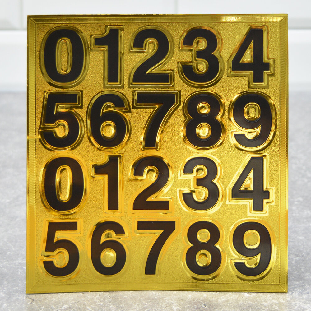 Набор наклеек "Цифры" для дверей и почтовых ящиков, NN50644-83