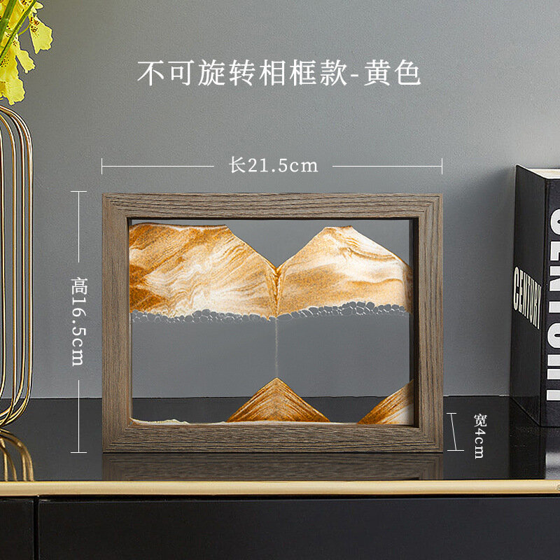 Зыбучие пески картина украшение для гостиной креативное стекло 3D трехмерные песочные часы картина украшение домашнее искусство подарок
