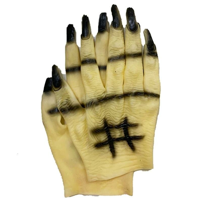 Перчатки Для Хэллоуина Ghost Gloves-Белые — фото 1