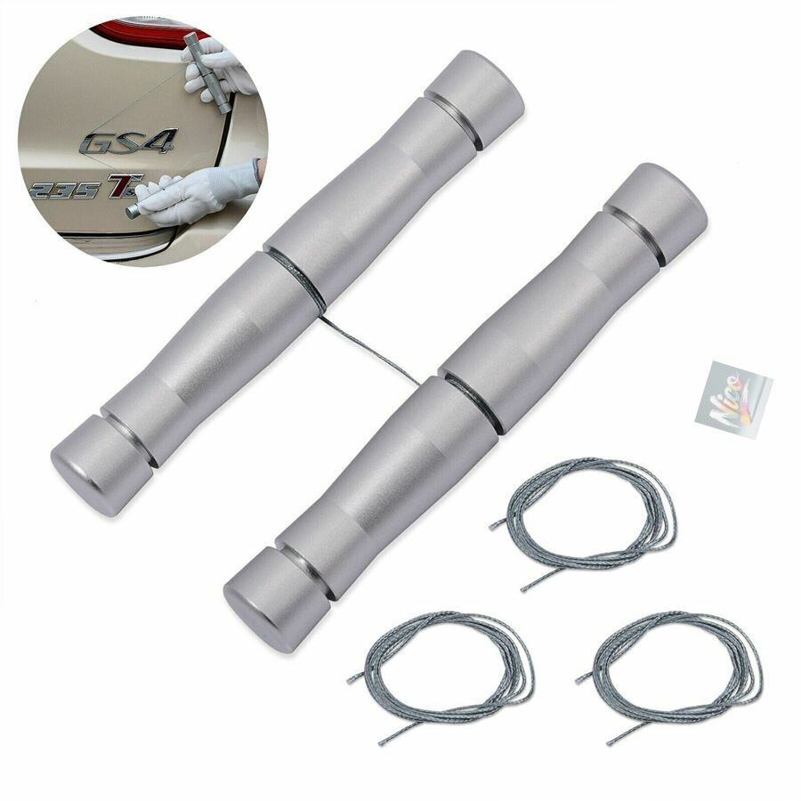 1 комплект Универсальных Металлических Наклеек На Кузов Автомобиля, Инструмент Для Удаления Логотипа И Эмблемы, Ручка PE Line