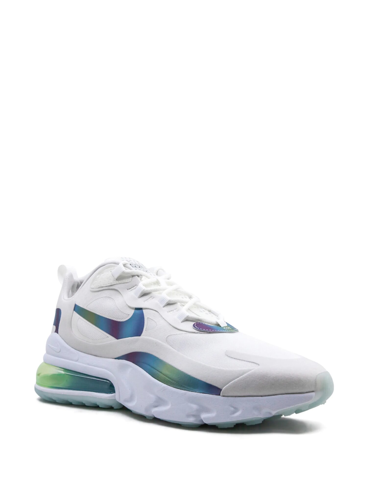 Кроссовки NIKE Air Max 270 React 20, размер 11 US, серебристый — фото 1
