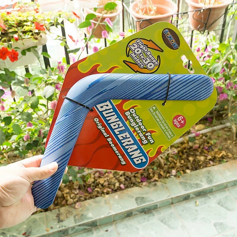 Детский бумеранг-рогатка, мягкий бамперанг, уличная игрушка для мальчиков, для парка, активного отдыха, дротик, фрисби