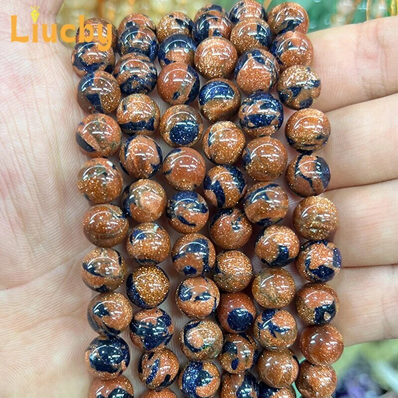 Браслеты из натурального камня Liucby 4/6/8/10/12/14 мм 15 дюймов 4mm-about 92pcs