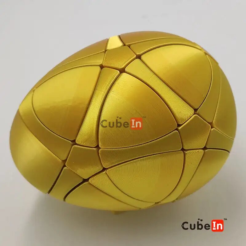 Гексаэдр Megaminx Egg Puzzle Cube, бронзовый