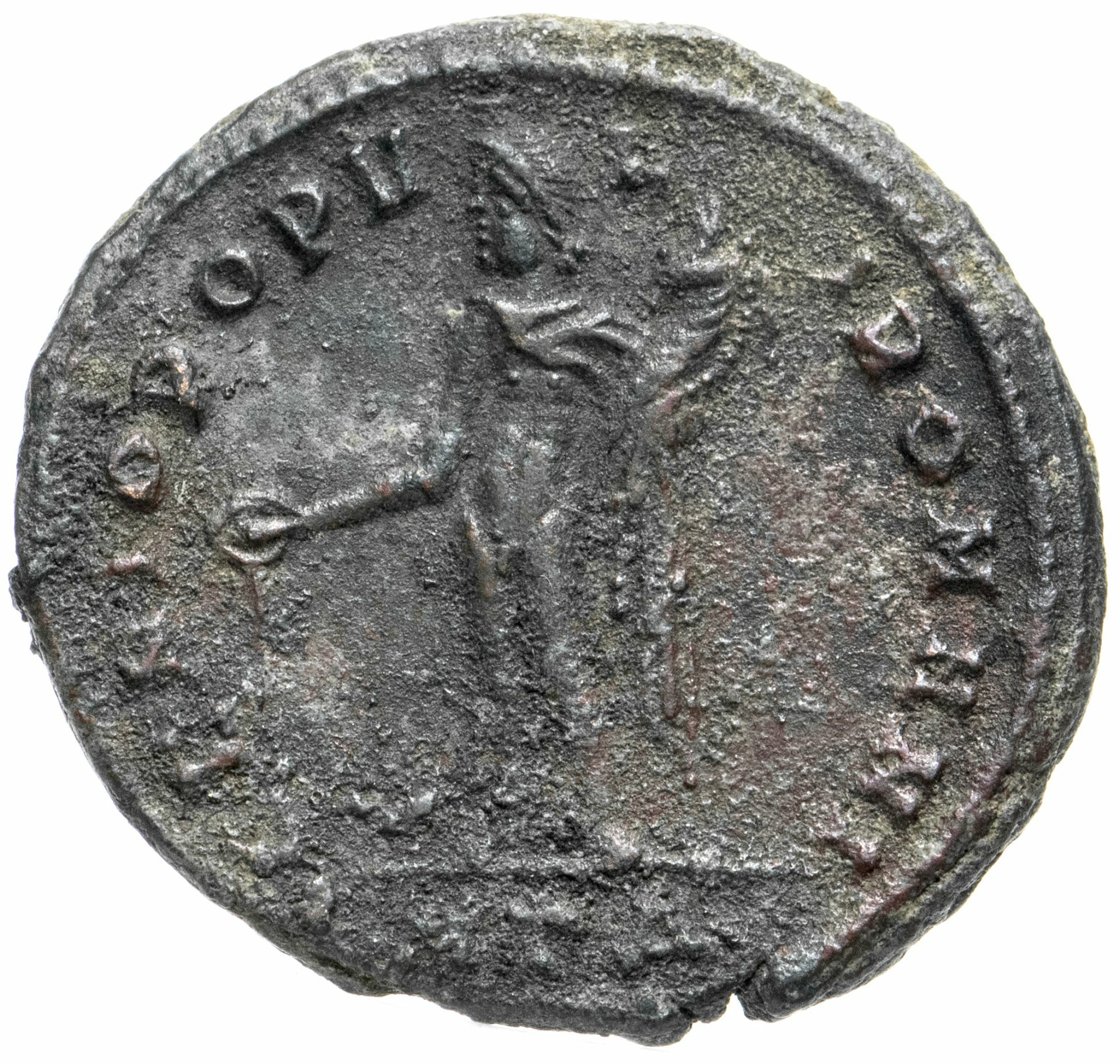 Римская империя, Галерий, 305-311 годы, Нуммий , Медь, в сохранности VF