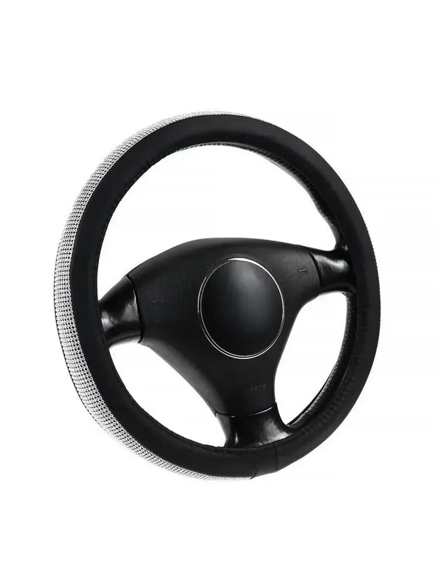 Оплетка на руль со стразами