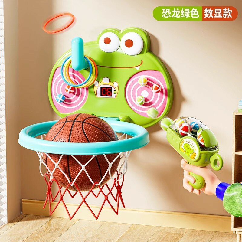 Баскетбольное кольцо для стрельбы, стойка для мяча, детская игрушка, маленький мяч, специальный для младенцев 1-2 лет, взаимодействие родителей и детей, домашнее использование