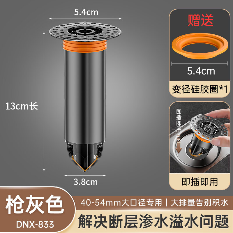 Двойной открытый стиль напольного дренажа Hansha, сердцевина из нержавеющей стали 304, антизапах, защита от насекомых, универсальный антиобратный дренаж, устройство против обратного потока