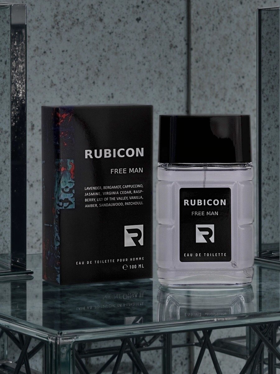 Delta parfum (Red Label). Туалетная вода мужская Rubicon Free Man, 100мл.