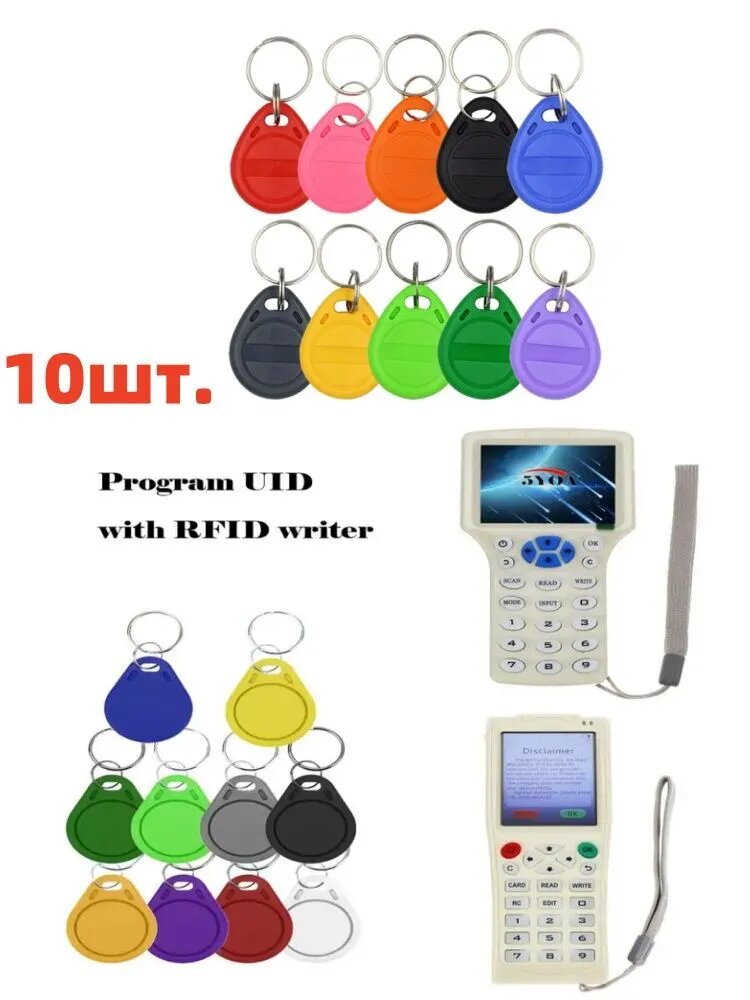 10 шт. дубликатор T5577 клон карты значок приближения записываемая перезаписываемая копия 125 кГц RFID-метка карта
