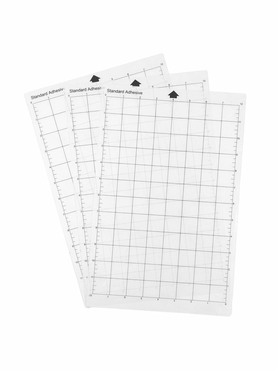 3 шт. прозрачный коврик для резки с измерительной сеткой 8x12 дюймов для плоттерной машины Silhouette Cameo Explore, коврик для замены клея для простых поделок
