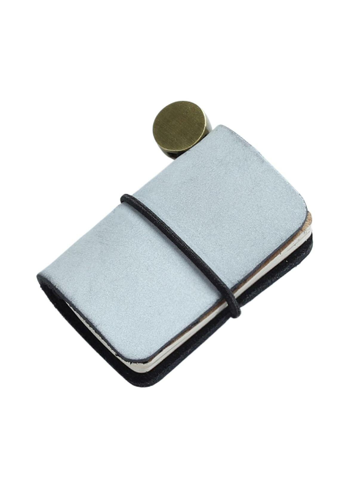 Маленький кожаный карманный блокнот для записей для женщин, Брелок, сумка-кошелек, шарм