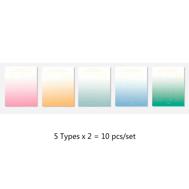 Fromthenon Magic Color Index наклейки для дневника, Цвет: danya