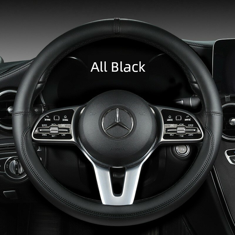 Чехол на руль из кожи Наппа, нескользящий, впитывающий пот, ультратонкий чехол на руль для мужчин и женщин, новый
