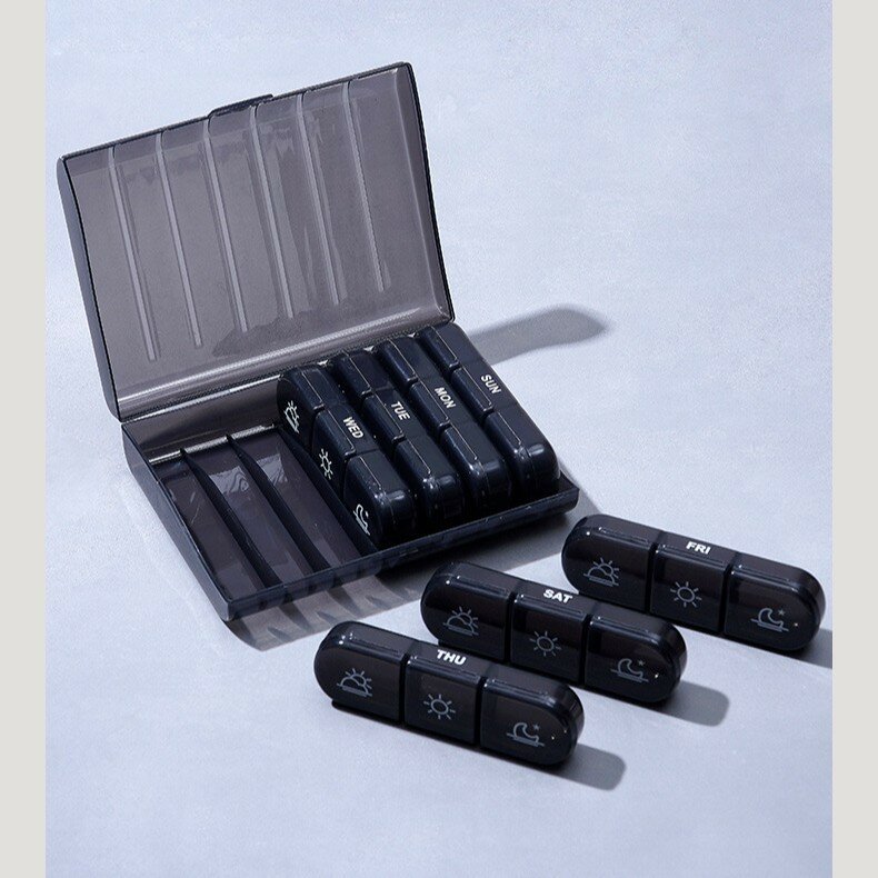 Премиум-выбор, популярная новая модель, органайзер с 21 ячейкой, черный пластиковый контейнер, портативный