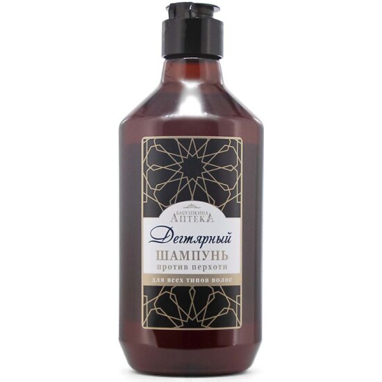 Шампунь против перхоти Бабушкина Аптека Дегтярный, 350 мл