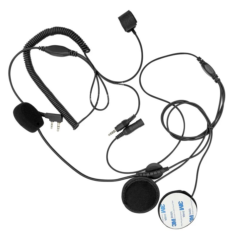 Гарнитура для рации для Baofeng BF-F8HP, BF-F9, UV-82, UV-82HP, UV-82C, UV-5R, UV-5R5, UV-5RA, UV-5RE +, Kenwood