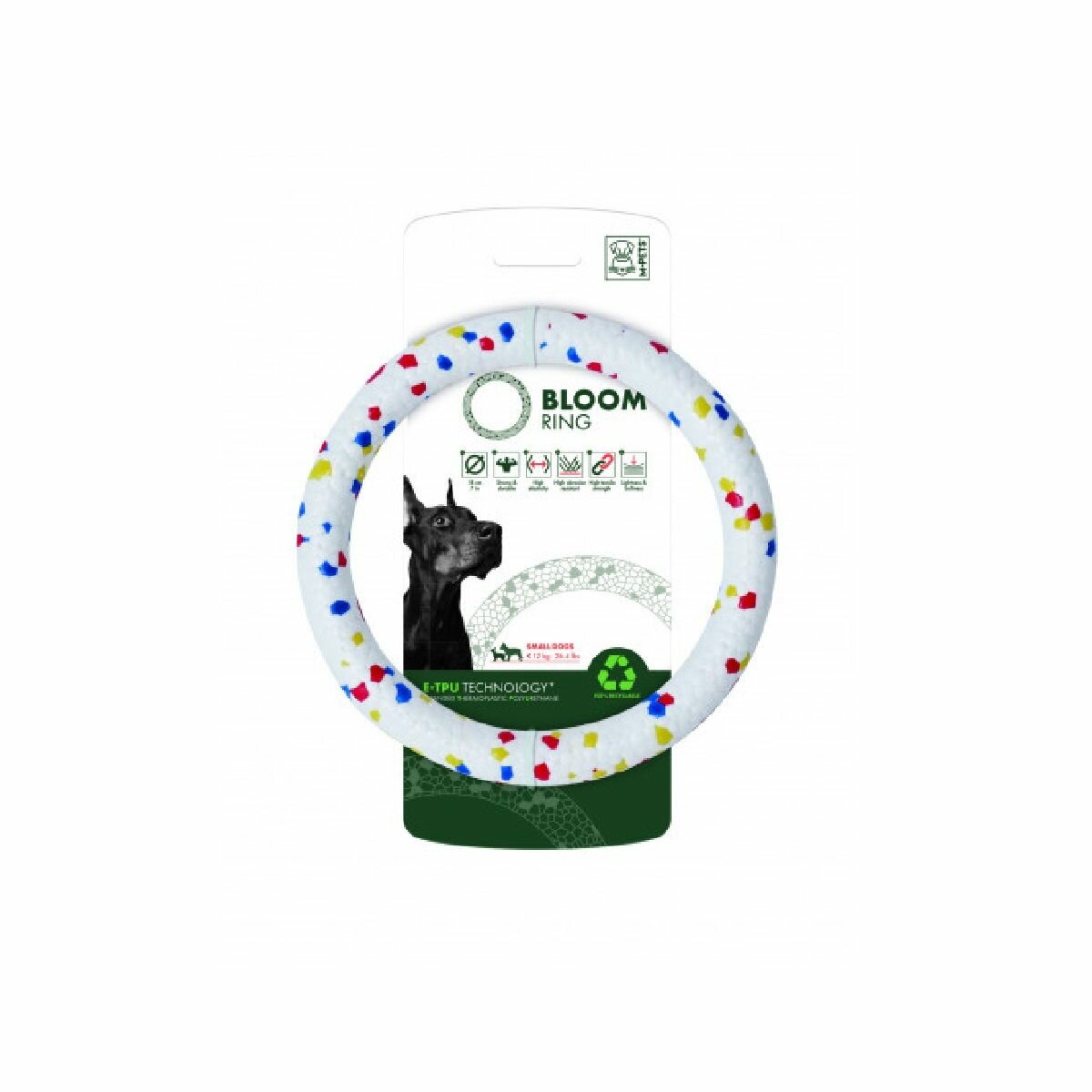 M-PETS Игрушка для собак кольцо блум 18 см