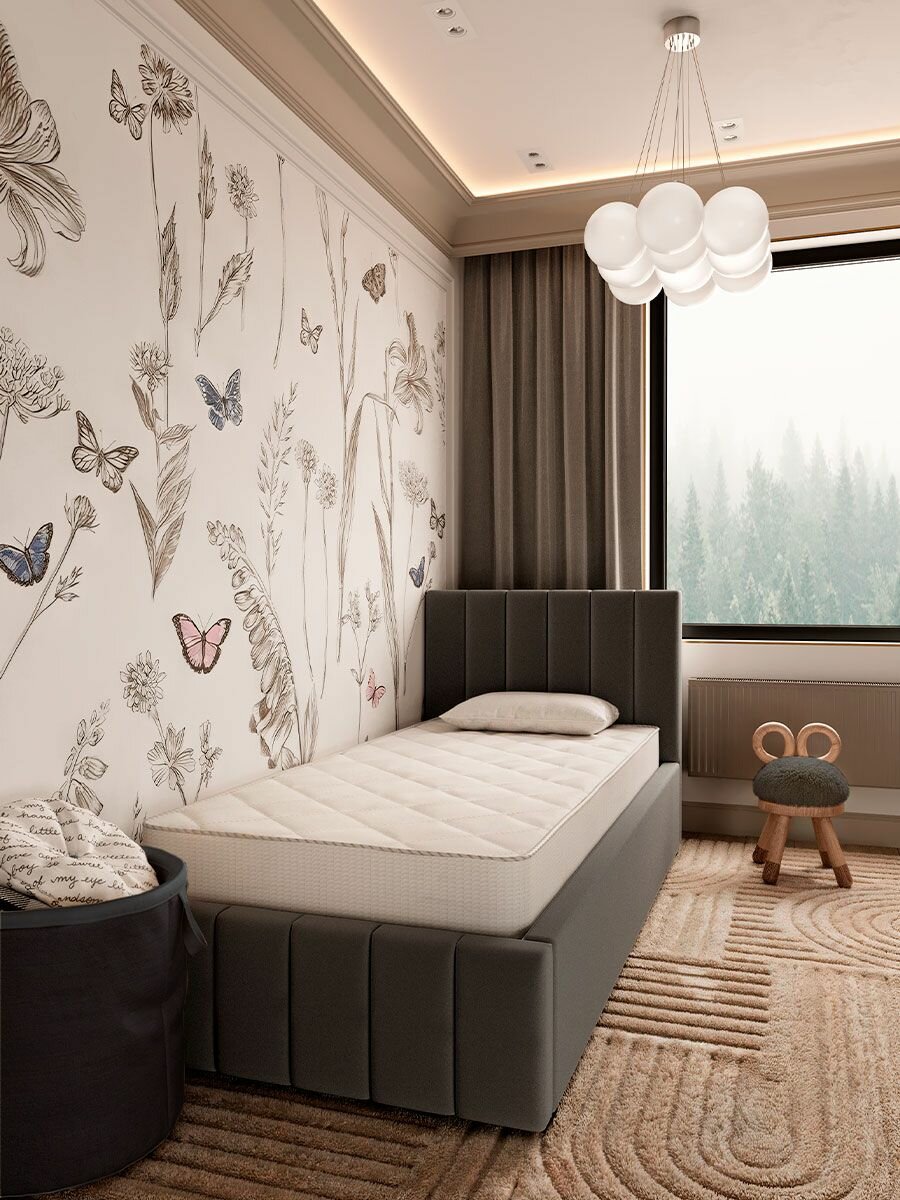 Микс Интерьер кровать Милан 90х200 с подъемным механизмом