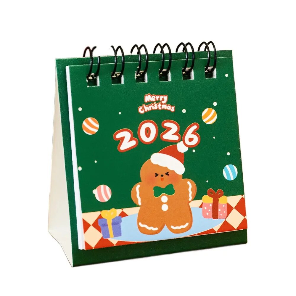 Простой рождественский настольный календарь 2026 Style 4