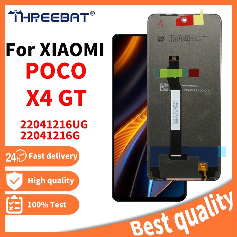 6,6-дюймовый IPS ЖК-дисплей 144 Гц для Xiaomi POCO X4 GT ЖК-дисплей 22041216G Замена AAA No Frame